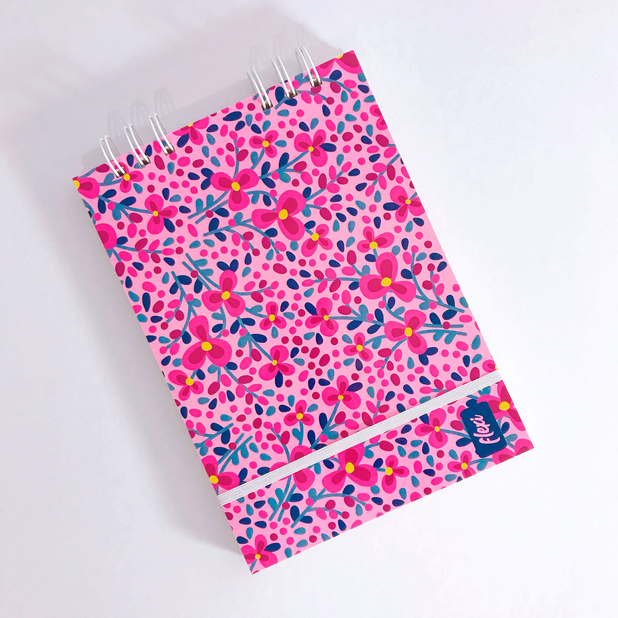 Block Flexi c/anillo 14.5x20 - Floreado 1.1 - A la pupé